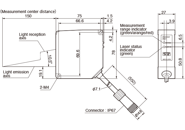 Displacement Sensors | High Accuracy Displacement Sensor | CD5 Series ...