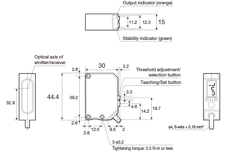Photoelectric Sensors | Color Mark Sensor | Digital Color/Mark ...